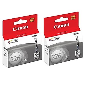 Canon CLI-226 Gray Ink Tank for Inkjet Printers for MG6120, MG6220, MG8120, MG8220 PIXMA Series Printers, 2-Pack