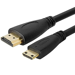 GIZMAC 1080P HDMI A/V HD TV Video Cable Cord for Canon Powershot SX620 HS Camera