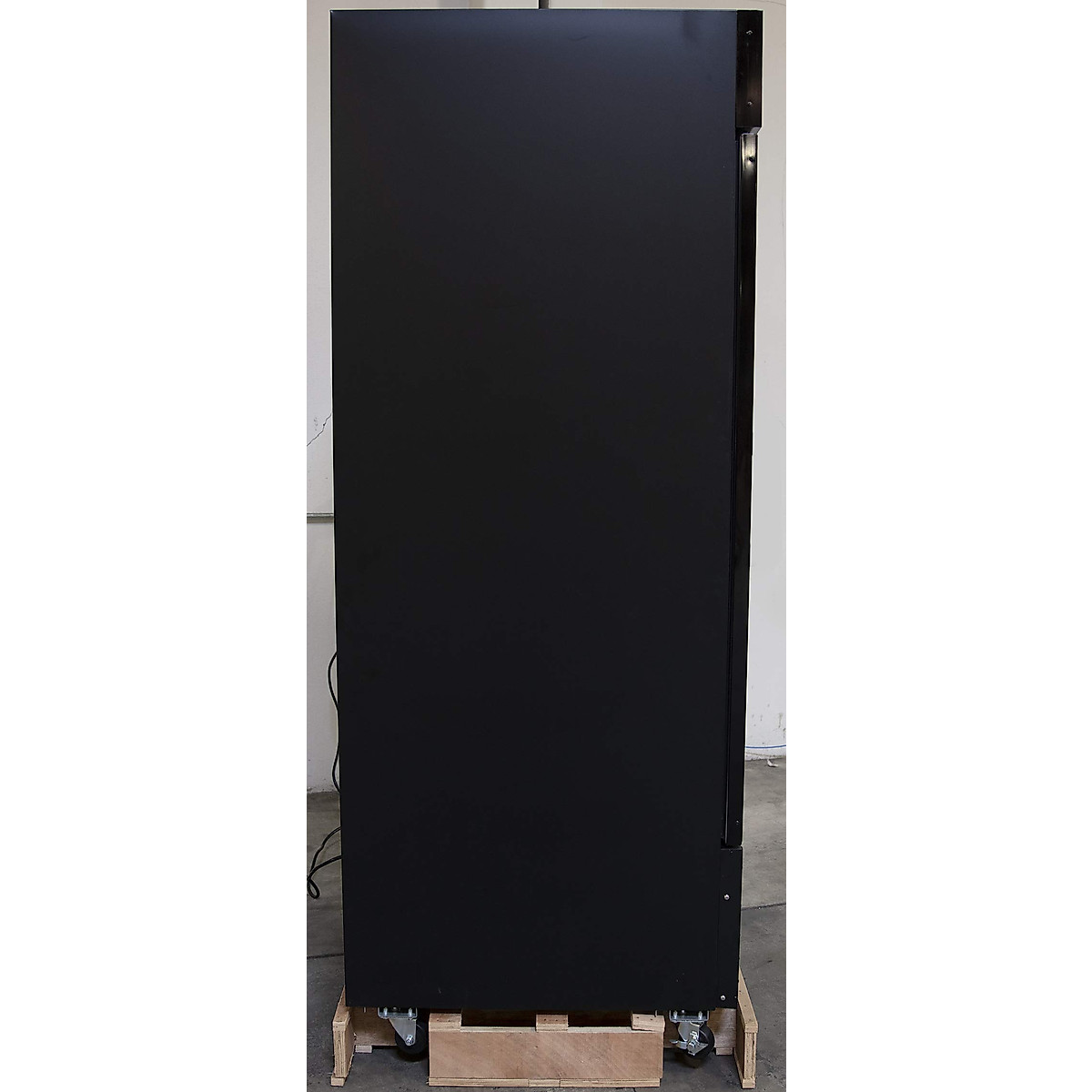 Commercial Grade Merchandiser Refrigerator | Black Coated Steel Cabinet | 2 Sliding Glass Doors | Fog Resistant Glass | 45 Cu. Ft. | 8 Adjustable Shelves | 53.2" x 31.9" x 82.625” | R-290 Refrigerant