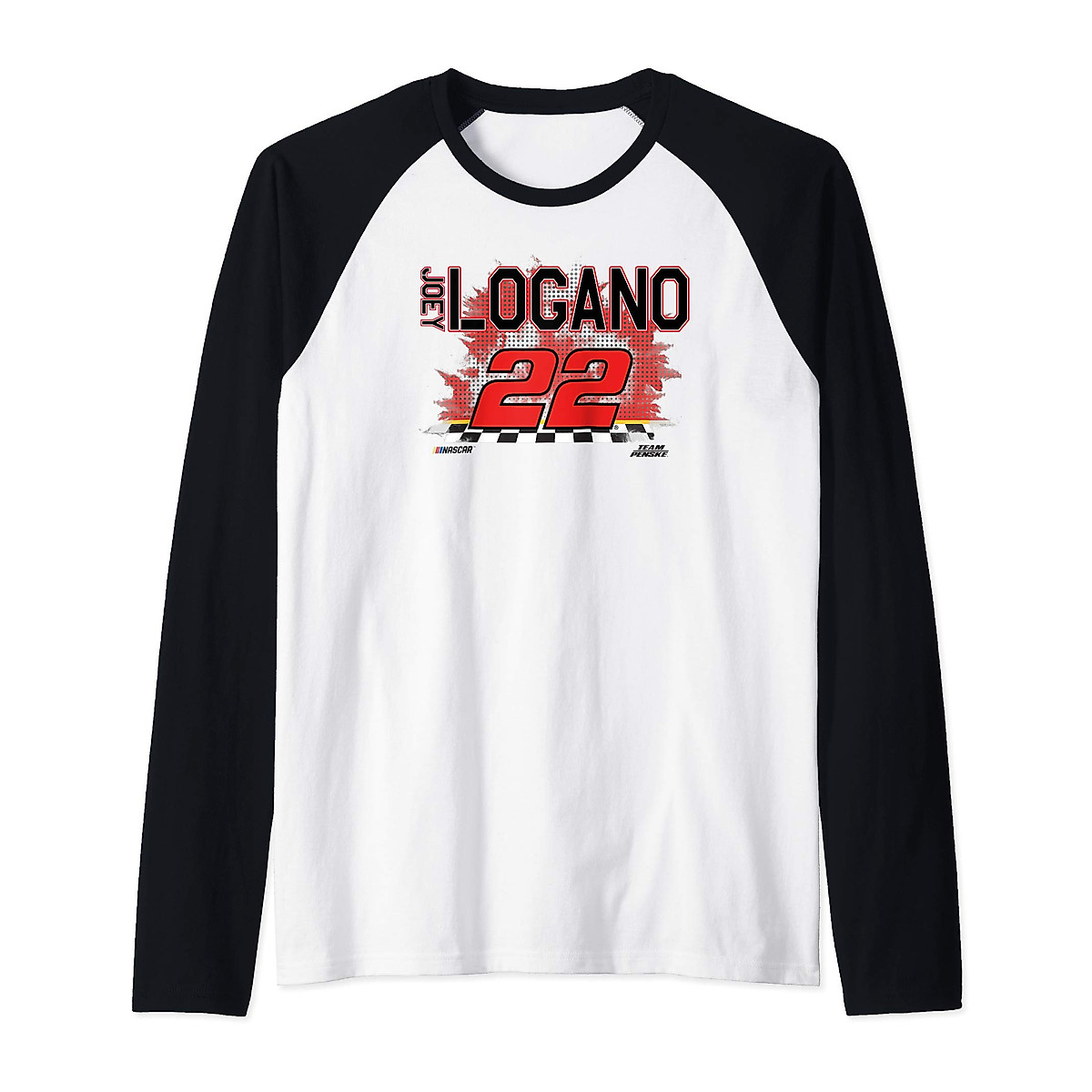 NASCAR - Joey Logano - Dust Storm Raglan Baseball Tee