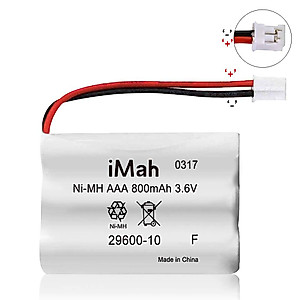 iMah Ni-MH Battery 29600-10 Replacement for Summer Infant Baby Monitor Wide View 28650 29000 29000A & Clear Sight 29040 29030