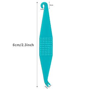 LOVEWEE Dental Elastic Rubber Bands Placers for Braces, 20 PCS Disposable Plastic Orthodontic Elastic Placers Multi-color