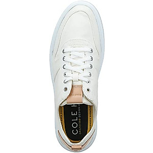 Cole Haan Men's Grandpro Rally Canvas Court Sneaker, Ivory/Natural, 9