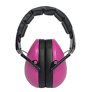 BANZ Kids Headphones – Hearing Protection Earmuffs For Children – ADJUSTABLE headband to fit all ages – Protect Kids Ears – Block Noise – Fireworks – Sporting Events – Concerts – Movies (Magenta)