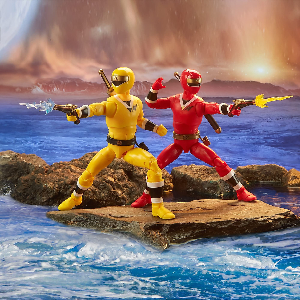 Power Rangers Lightning Collection 5-Pack Alien Rangers of Aquitar 6-inch Action Figures, Toys Kids Ages 4 and Up (Amazon Exclusive)