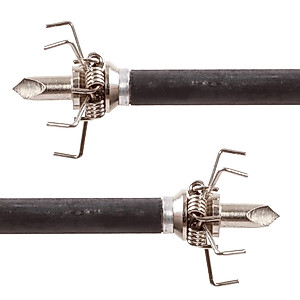 Aolvlulr Archery Judo Broadheads 100 Grain Points Tips with Storage Box Hunting Arrowheads for Crossbow Recurve Bow and Compound Bow