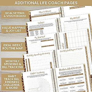 HARDCOVER bloom daily planners 2024 (8.5" x 11") Calendar Year Day Planner (January 2024 - December 2024) - Passion/Goal Organizer - Monthly & Weekly Inspirational Agenda Book - Dreams In Bloom