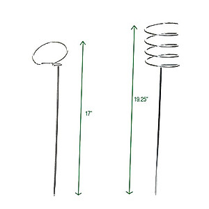 Mind Reader Picnic Wine Sticks, 5 pc Set, 5 Count (Pack of 1), Silver Bottle Glass Holder