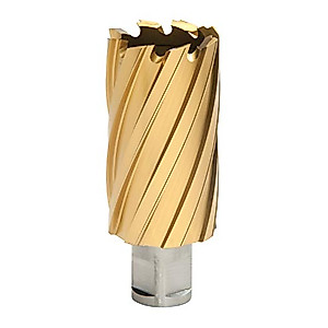 Hougen 12702 "12,000-Series" Annular Cutter Kit 9/16, 11/16, 13/16, 15/16, 1-1/16" 2-Inch Depth of Cut TiN Coated 3/4-Inch Weldon Shank For Magnetic Drills