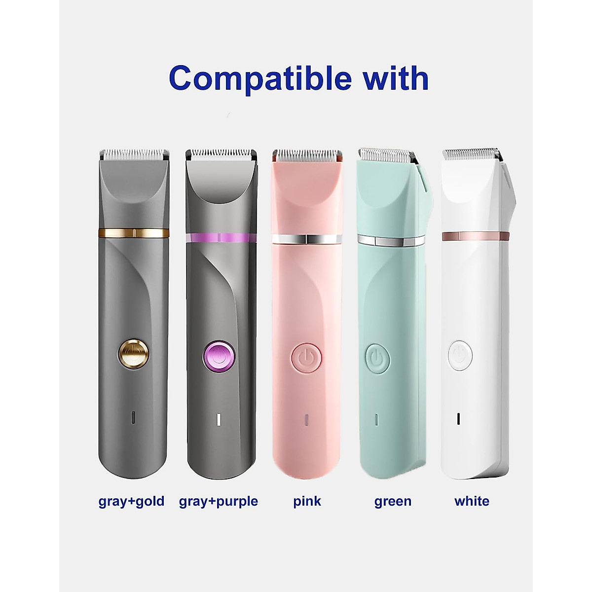 5V Charger Compatible with AREYZIN Body Hair Trimmer, uijino USB Charging Cable for AREYZIN Bikini Trimmer Women Ball Trimmer for Men Electric Shaver Razor Groomer, 2 Cleaning Brush, 3.9ft Power Cord