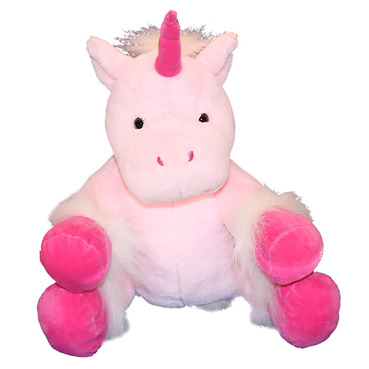 Stuffems Toy Shop Record Your Own Plush 16 inch Pink Unicorn - Ready to Love in A Few Easy Steps