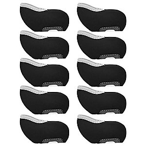 Iron Club Cover, Neoprene Putter Cover, with A Convenient Design Durable 10Pcs Golf Putter Head Cover Long Service Life. for Putter Golf Course Home Biginners(Black)