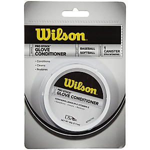 Wilson Pro Stock baseball, softball Glove Conditioner White, One Size