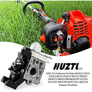 HUZTL SRM 225 Carburetor Air Filter Cover Tune Up Kit for Echo SRM-225 GT225 PAS225 PE225 SHC225 PPF225 Trimmer Weedeater Engine Carb