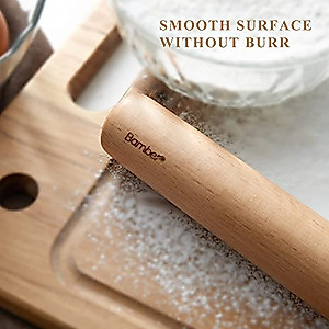 Bamber Wood Rolling Pin, 11 Inch by 1-1/5 Inch