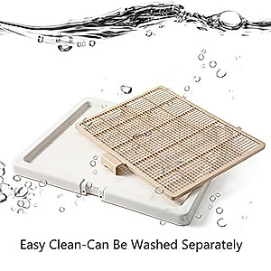 Smart Paws Large 29.92"x24.4" Pet Training Tray,Pet Training Pads Holder,Pet Toilet (Grey)