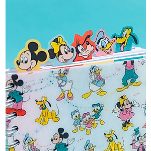 LOUNGEFLY Stationary Disney D100 Mickey and Friends Journal with TABS