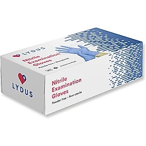 Old South Trading - OSTC Lydus 4 Mil Latex Free Nitrile Textured Fingertip Exam Gloves - X-Large (Case of 1000)