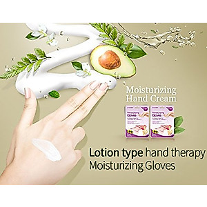 Epielle Moisturizing Hand Masks (Gloves 6pk) for Dry Hands Spa Masks | Sunflower Seed Oil + Avocado Oil + Vitamin E, Beauty Gifts, Skincare Gifts.. STOCKING STUFFERS!!