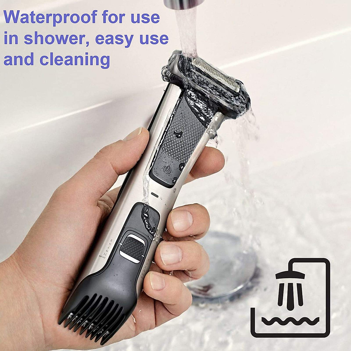 BG2000 Replacement Body Groomer Foil Head for Philips Norelco Bodygroom BG7040 BG7030 BG5025 BG2039 (2 Count)