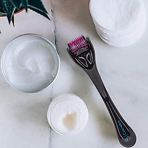 SB Cosmetics- Derma Roller-Best Premium Beard Face Scalp & Body Cosmetic Micro Needle Skin Care Beauty System .25mm 540 Titanium Reusable