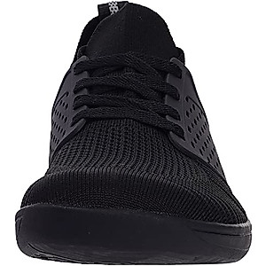 WHITIN Women's Minimalist Barefoot Low Zero Drop Shoes Female Sneakers Width Ladies Size 9 Wide Toe Box Trail Running Minimus Training Lightweight Black 40