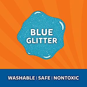 Elmer's 2022912 Liquid Glitter Glue, Washable, Blue, 6 Ounces, 1 Count