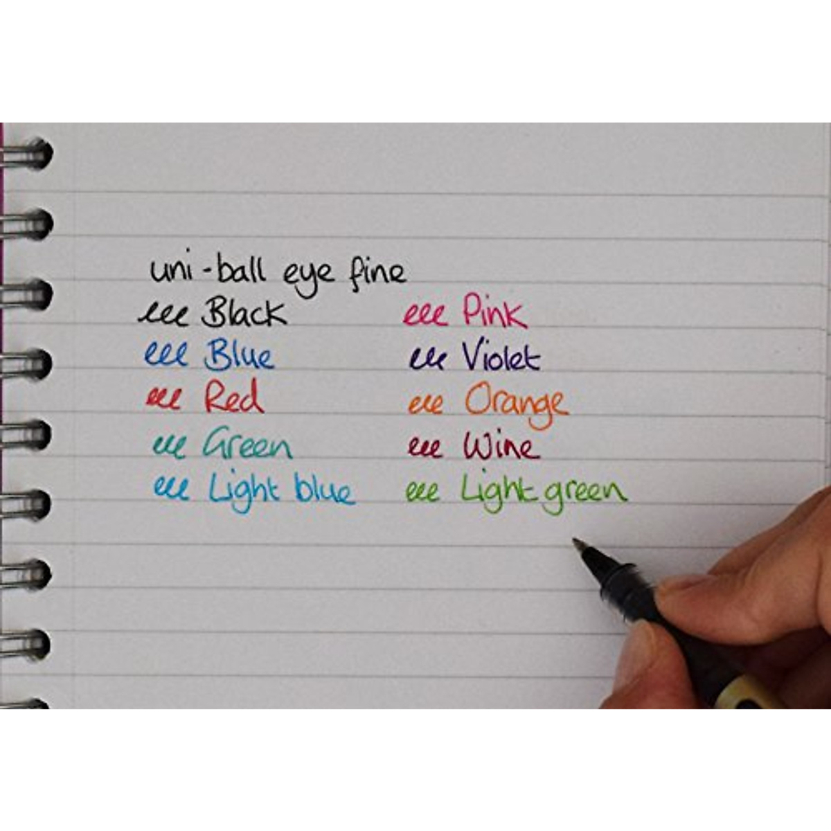 uni-ball UB-157 Eye Fine Rollerball Pens, Blue Uni Super Ink, 7mm Nib, Box of 12