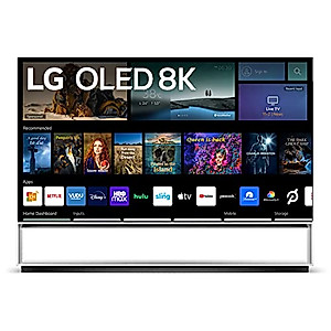 LG Signature 88-Inch Class OLED Z2 Series Alexa Built-in 8K Smart TV, 120Hz Refresh Rate, AI-Powered , Dolby Vision IQ and Dolby Atmos, WiSA Ready, Cloud Gaming (OLED88Z2PUA, 2022)