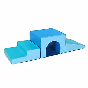 JOYMOR Indoor Soft Foam Climber Play Sets, Beginner Toddler Climber with Slide, Stairs and Ramp, Indoor Climbing Toys for Toddlers Kids and Children