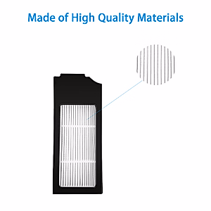 Filter Brush Mop Pads Accessories Kit for Ecovacs DEEBOT T10 Omni DEEBOT X1 Omni X1 TURBO X1 Plus Robot Vacuum Cleaner Replacement Parts (16 Pack)