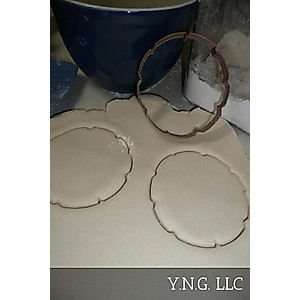 TREE LOG OUTLINE BARK WOOD GRAIN SLICE STUMP OUTDOOR THEME COOKIE CUTTER MADE IN USA PR2564