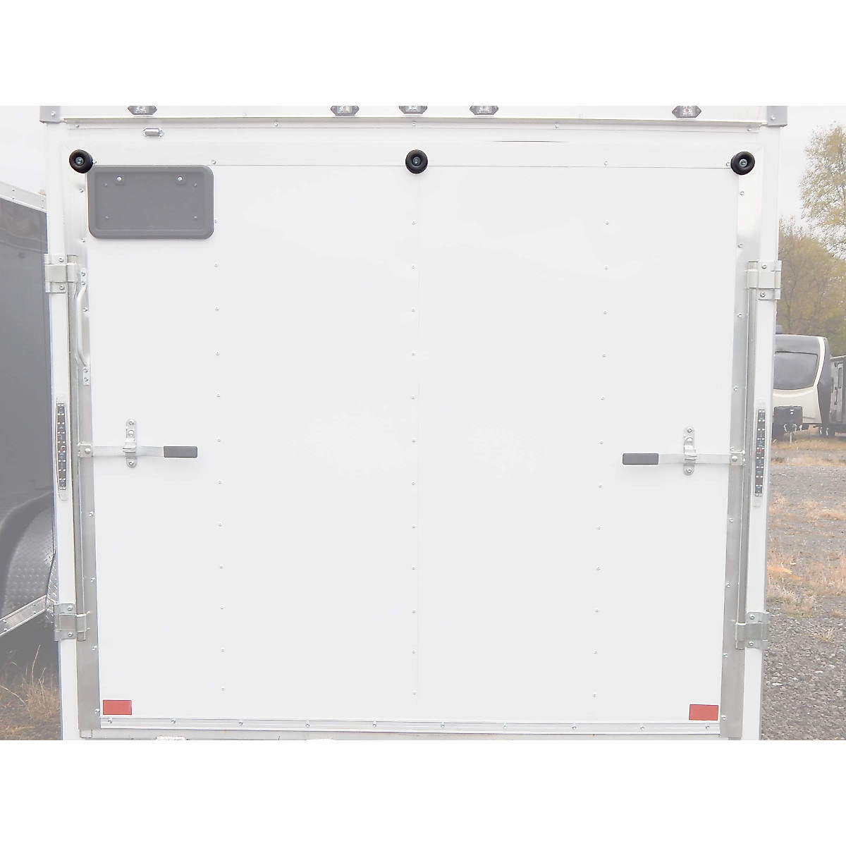 Red Hound Auto 3 Rubber Bumpers for Trailer Compatible with Ramp Door Truck 2.5 Inches Round Replacement Cargo Stop