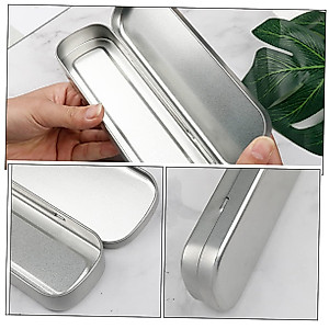 Didiseaon Small Pen Case 3pcs Box Tinplate Box Sponge Pen Student Portable Pens + Pencil