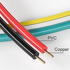 Goupchn 30PCS Alligator Clips Electrical Test Leads Dual Ended Crocodile Clips Jumper Wires for Circuit Connection Electrical Testing 5 Colors