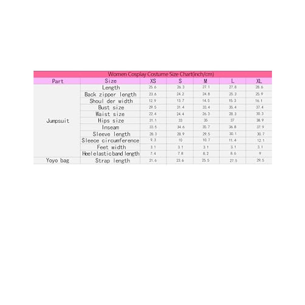 Miraculous Women's Classic Ladybug Screen Printing Jumpsuit with Eye Mask and Yoyo Bag Cosplay Costume (Large)