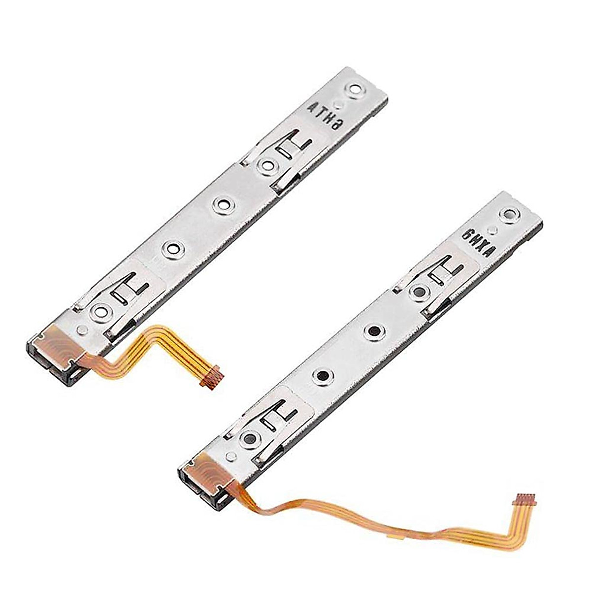 Rinbers Left Right Slide Rail Slider Bracket with Sensor Flex Cable Replacement for Nintendo Switch NS 2017 Console HAC-001 Slide Bar