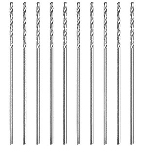 10Pcs Twist Drill Bit, Small Straight Shank Pearl Drilling Machine Tools Hardware 0.75mm for Pearl Beads Punching, Jewelry Processing