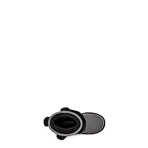 UGG Unisex-Child Sunburst Tall Boot, Grey/Black, 5 Big Kid