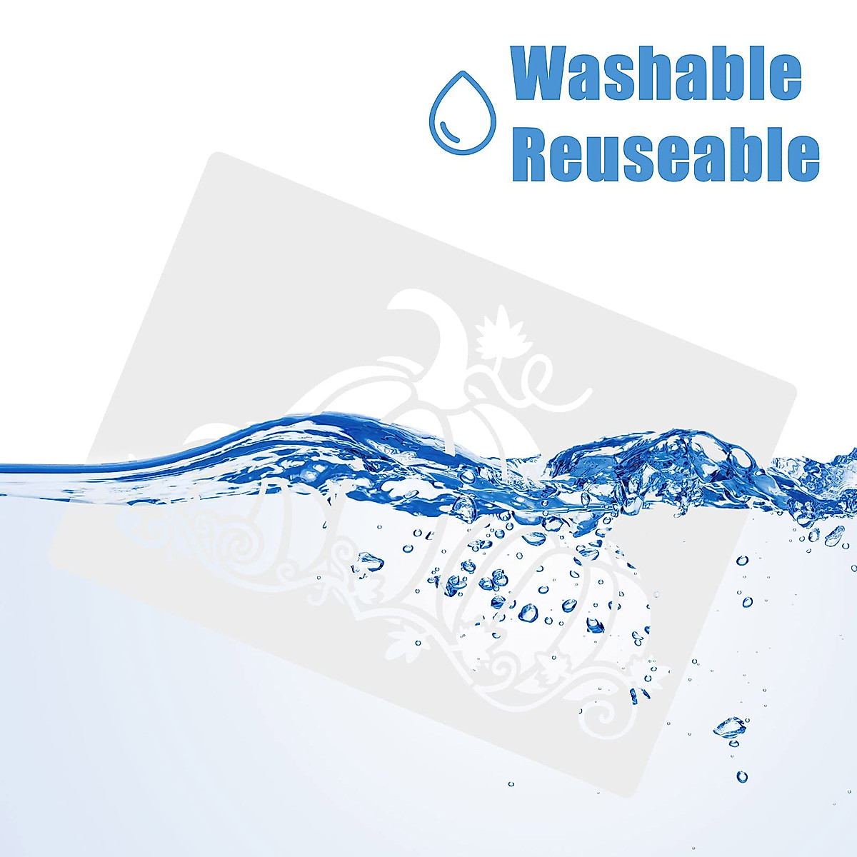 5 Pieces Fall Pumpkin Stencils 11.7 x 8.3 Inches Thanksgiving Autumn Stencils Pumpkin Painting Stencils Plastic Harvest Templates for DIY Drawing Painting Crafts Arts Farmhouse Decoration