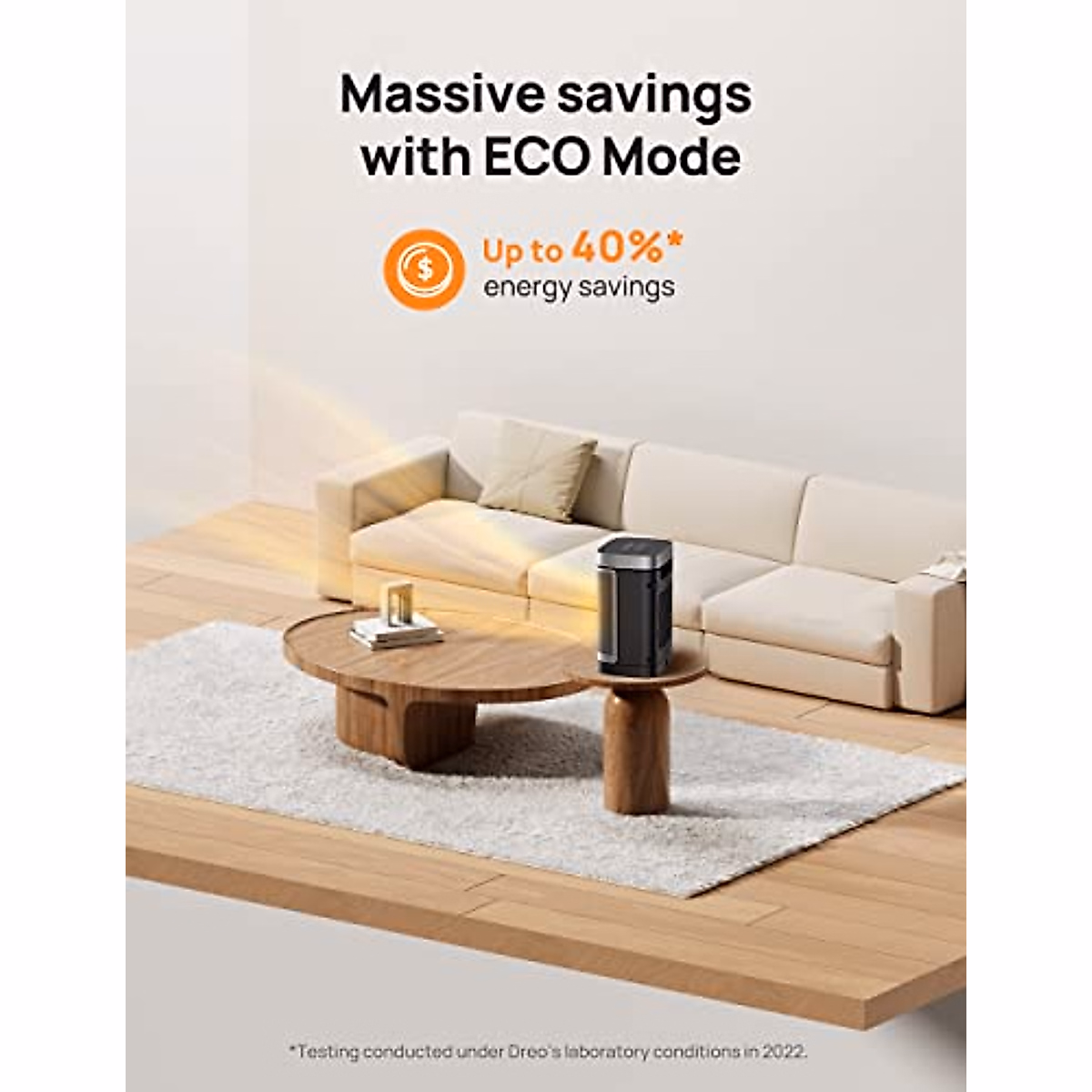 Dreo 1500W Space Heater, 70° Oscillating Portable Heater for Indoor Use, Digital Thermostat, 4 Modes, 12h Timer, Personal Electric Heater PTC Ceramic Heater Quick Safety Heating for Home Office