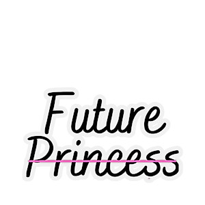 Teegarb Letter Blanket Sticker Decal Humorous Coming Princess CEO Stylish Fashionable Fancy Hilarious Incoming Stickers for Laptop Car 6" × 6" / Transparent