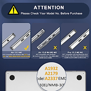 MOSISO Compatible with MacBook Air 13 inch Case 2022 2021 2020 2019 2018 Release A2337 M1 A2179 A1932 Retina Display, Plastic Garden Flowers Hard Shell&Keyboard Cover&Screen Protector, Transparent