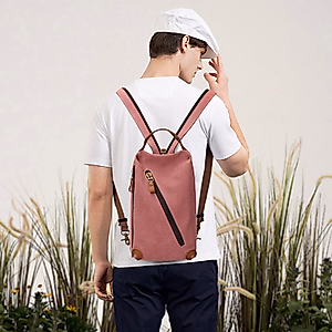 KL928 Canvas Sling Bag - Small Crossbody Backpack Shoulder Casual Daypack Rucksack for Men Women