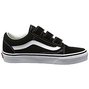 Vans Men's Low-Top Trainers, Black Black True White Suede Canvas, 44.5