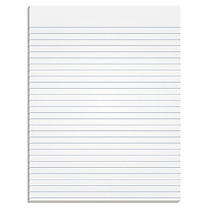 TOPS The Legal Pad Writing Pads, Glue Top, 8-1/2" x 11", Narrow Rule, 50 Sheets, 12 Pack (7529)