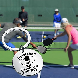 UJIMS Pickleball Lover Keychain Pickleball Player Gift Pickleball Season Gift for Pickleball Coach Team Sport Game Gift (Pickleball Lover Keychain)