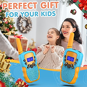 Selieve Toys for 3-12 Year Old Boys Girls, Walkie Talkies for Kids 22 Channels 2 Way Radio Toy with Backlit LCD Flashlight, 3 Miles Range for Outside, Camping, Hiking