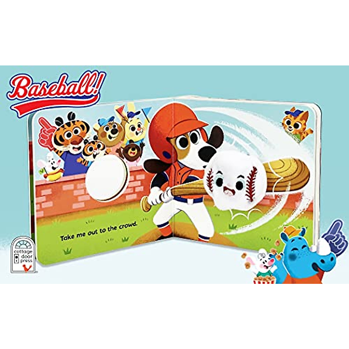 Baseball! Children's Finger Puppet Board Book for Babies and Toddlers