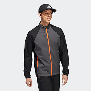 adidas Men's Standard Provisional Rain Jacket, Black, Large